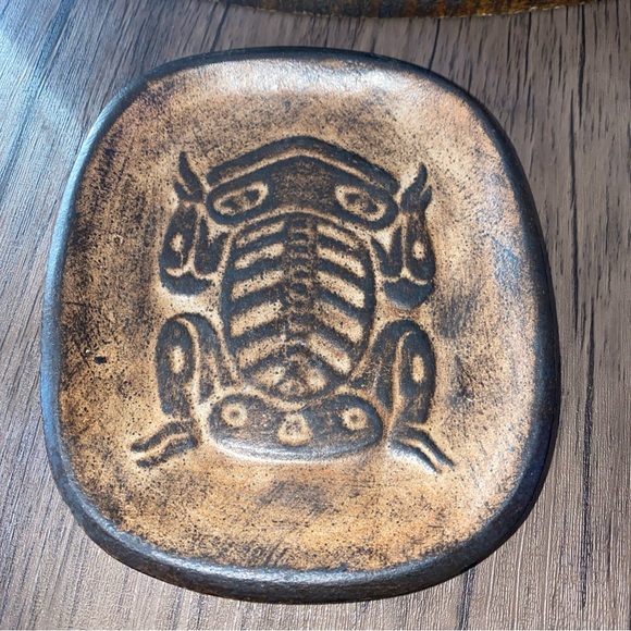 Accents | Native Frog Haida Gwaii Handmade Pottery Clay Dish Bc ...